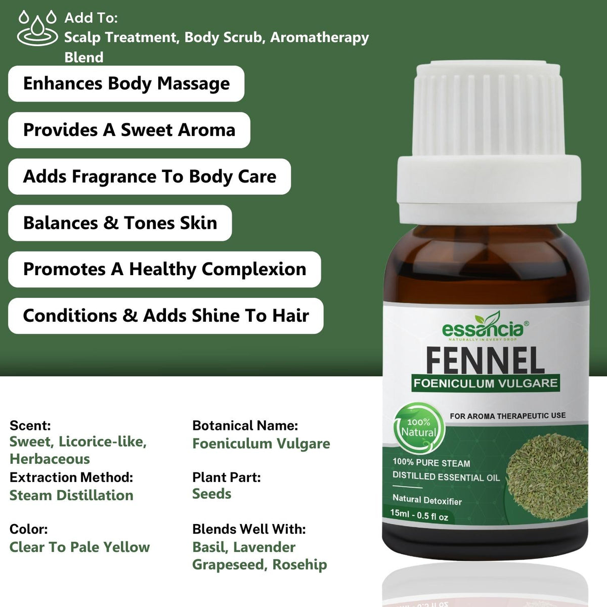 Fennel Essential Oil – Essancia®
