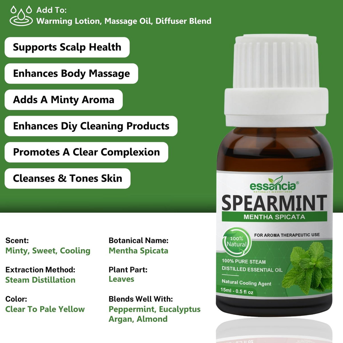 Spearmint Essential Oil – Essancia®
